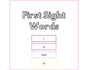 Sight Word Checklist - Etsy