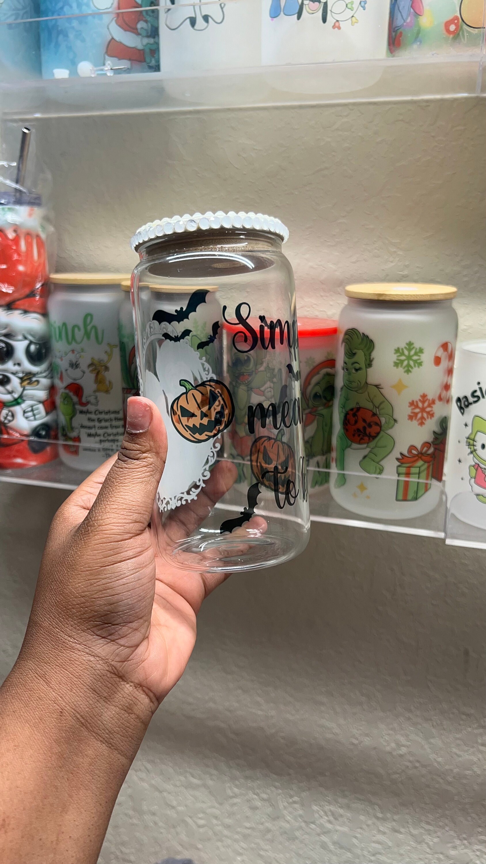 Jack and Sally Glass Max and Rox Goofy Movie Frosted Glass - Etsy