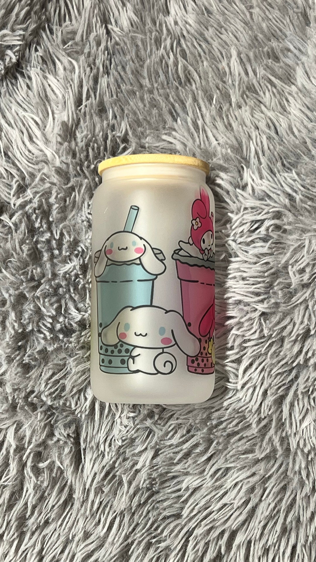 Boba Friends Glass Can - Etsy
