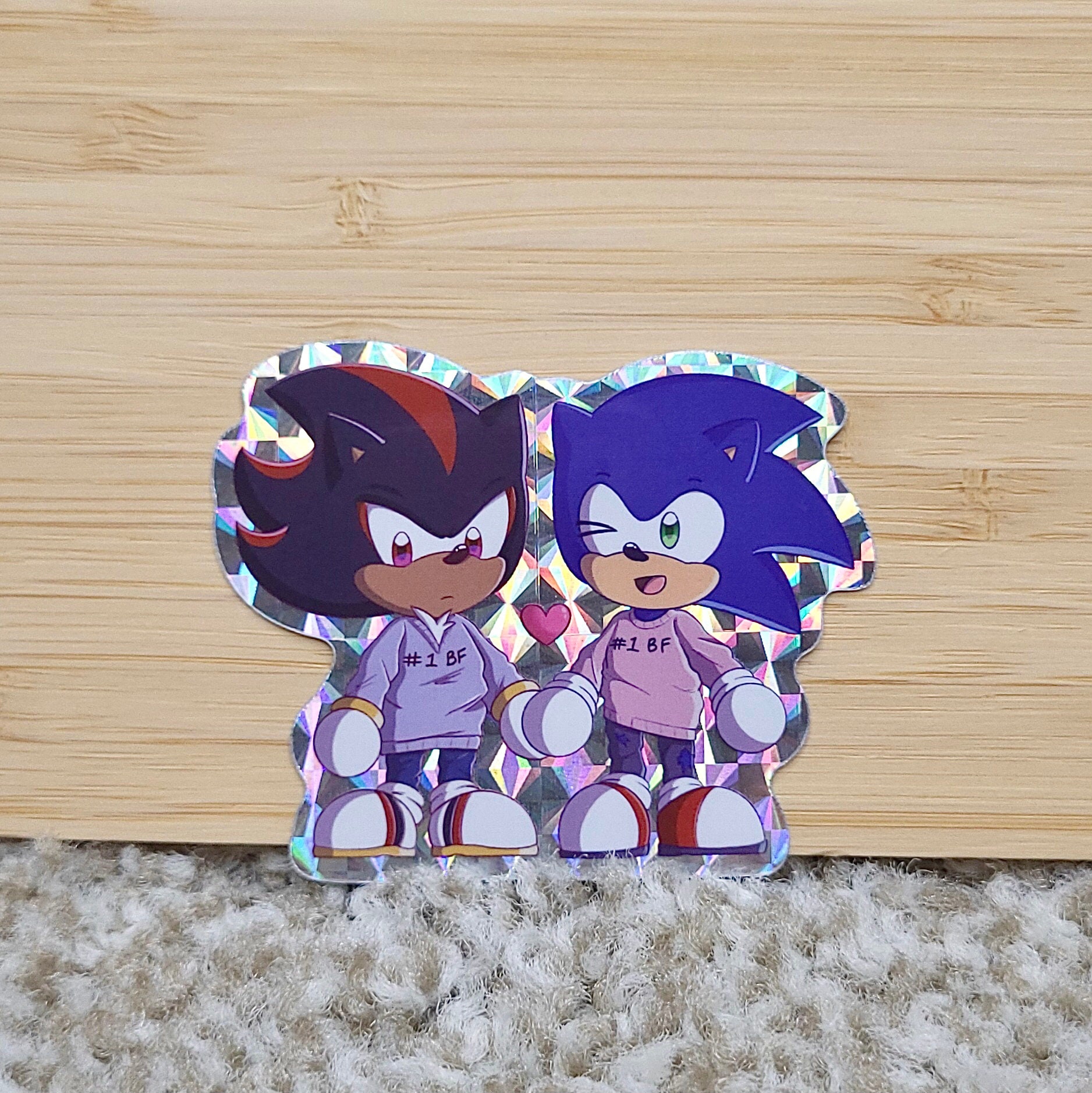Sonic the Hedgehog Sticker: Prismatic Glossy Vinyl, Laptop Decal - Etsy