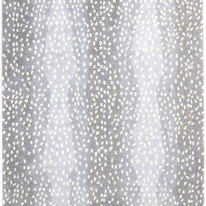 Antelope Rug Blue Wool Area Rug Runner Handmade, Grey Antelope 8x10 ...