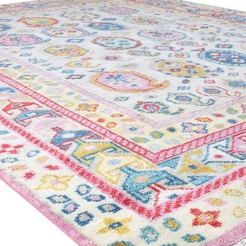 Pink Oushak Rug - Etsy