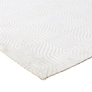Art Silk Rug Off-white Rug 5X7 Modern Jacquard Loom Scandinavian ...