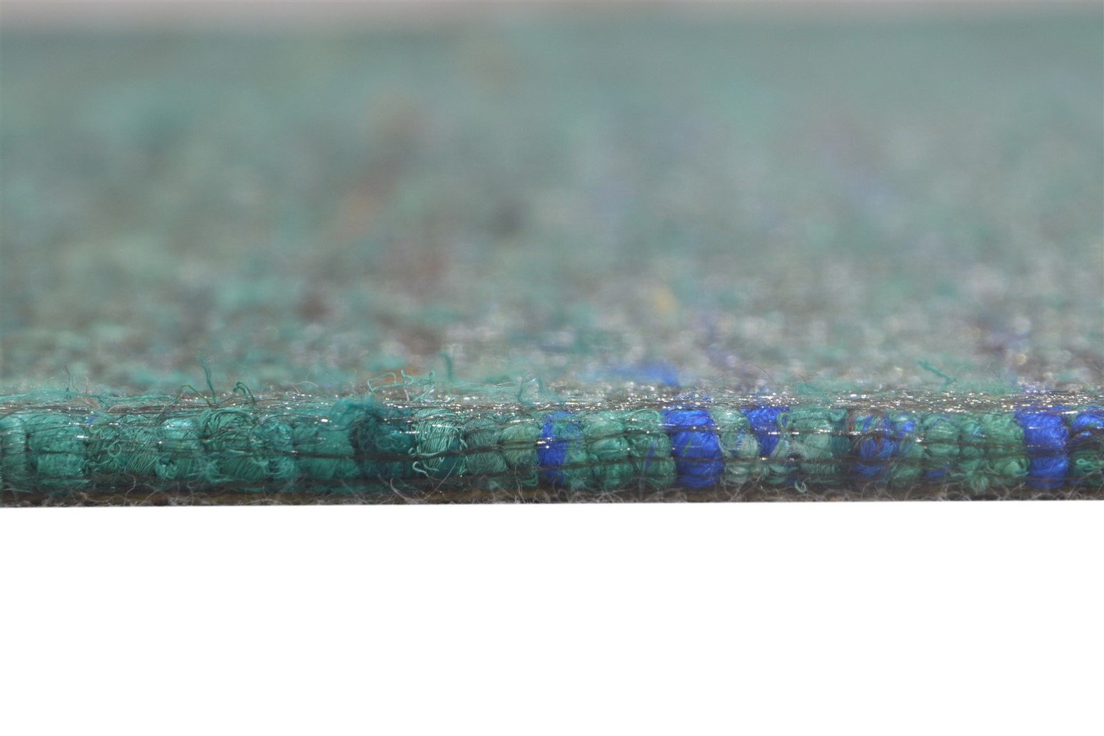 Hand Woven Blue Silk Rug 5' X 7' Modern Bohemian - Etsy