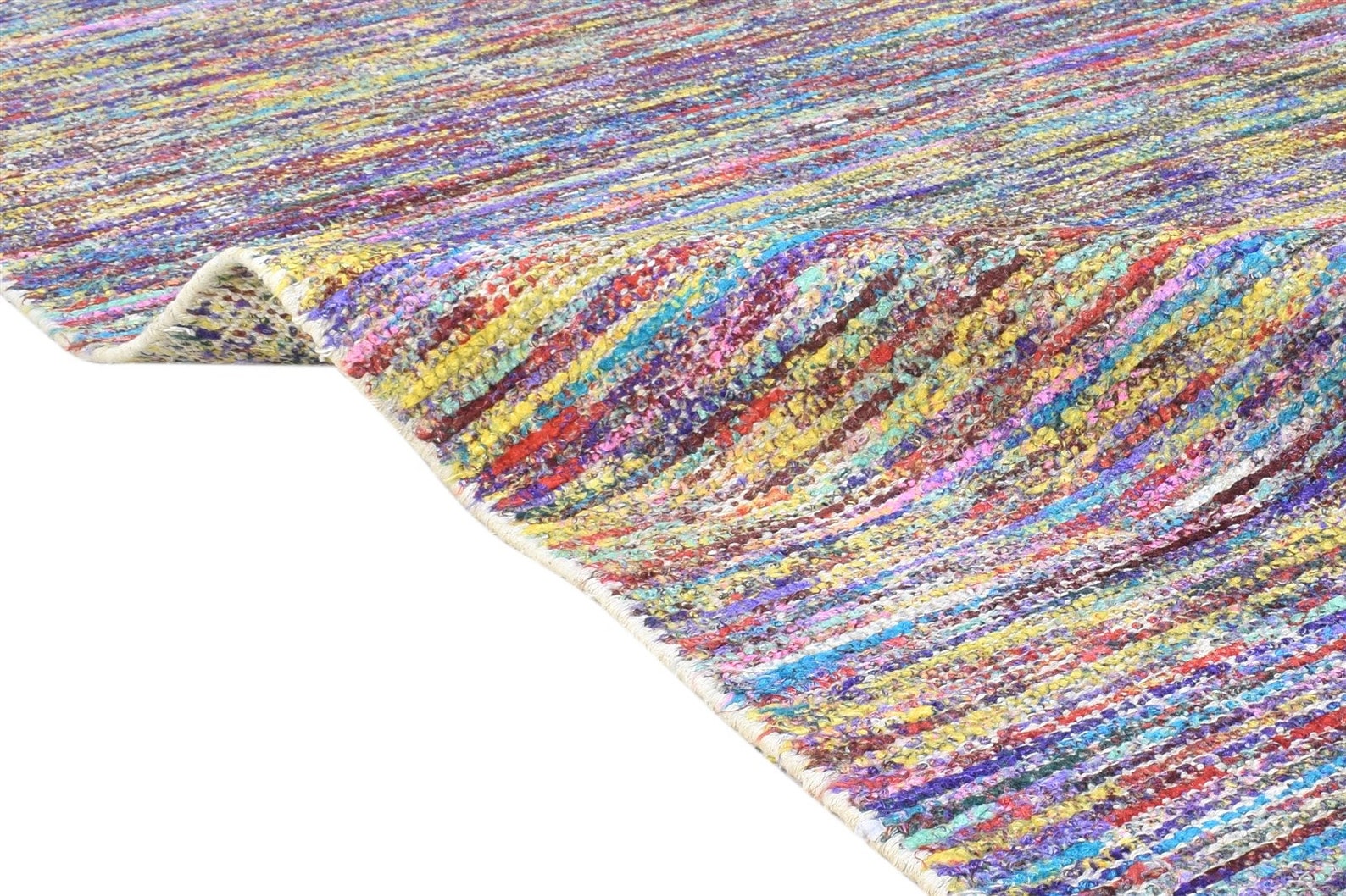 Rayon From Bamboo Multi Color Rug 8X10 Modern Hand Woven | Etsy