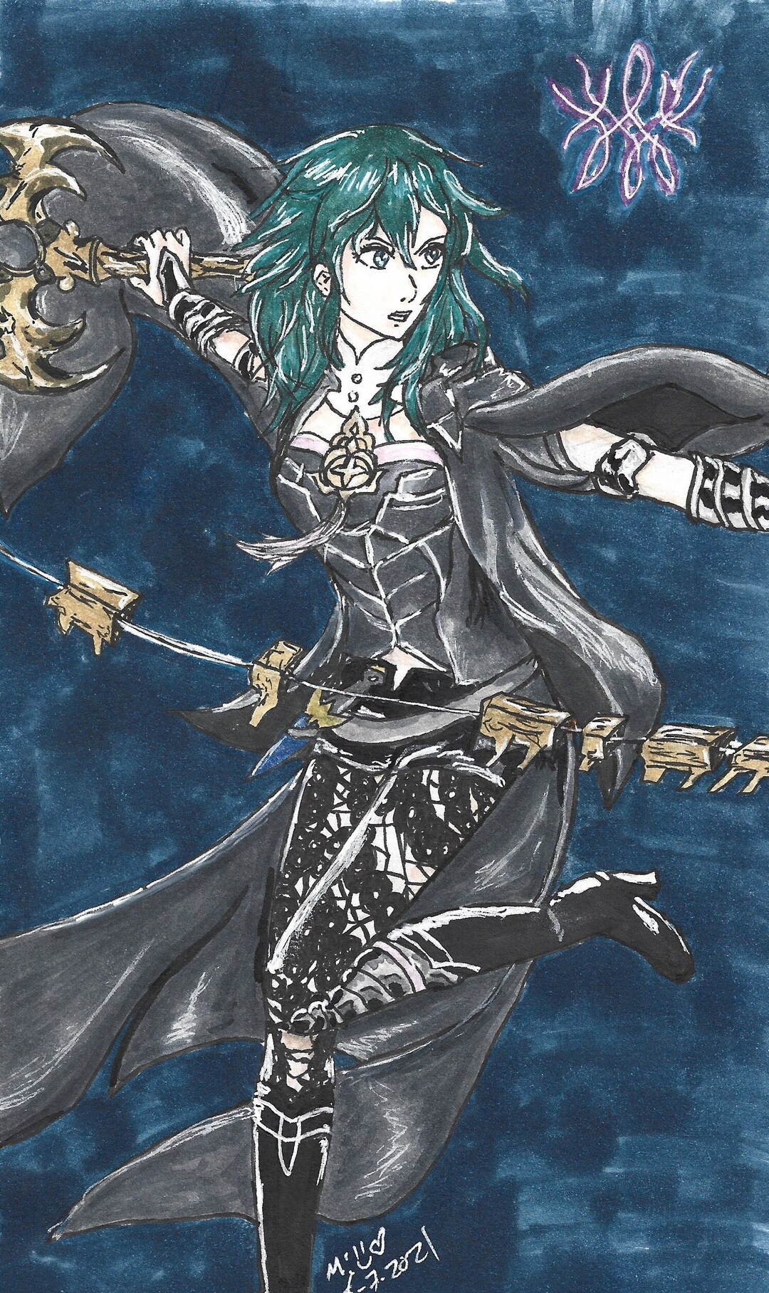 Byleth Ashen Demon - Etsy