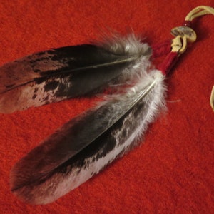 Native American Hair Tie Regalia Hand Painted Replicated Immature Bald ...