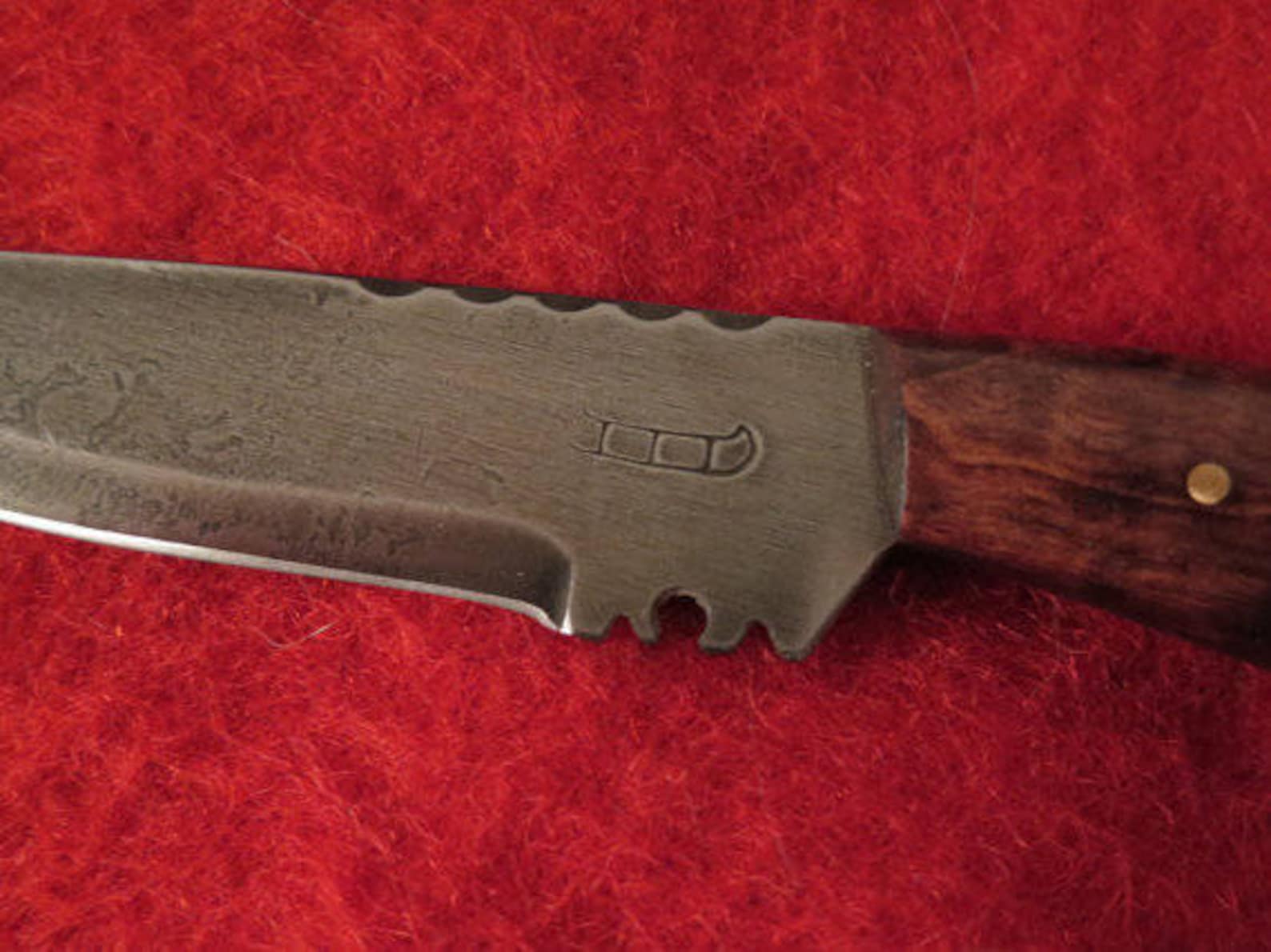 Native American Knife Abenaki Custom Made Neck Knife Forged Etsy