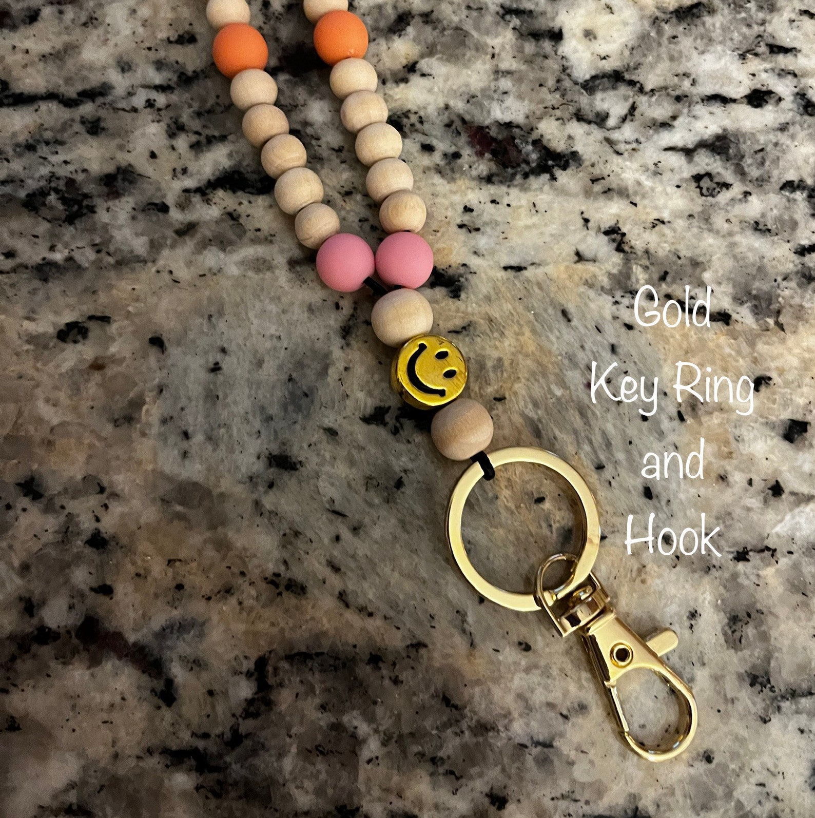 Customizable Color Beaded Lanyard for Teachers, Students, Nurses ...
