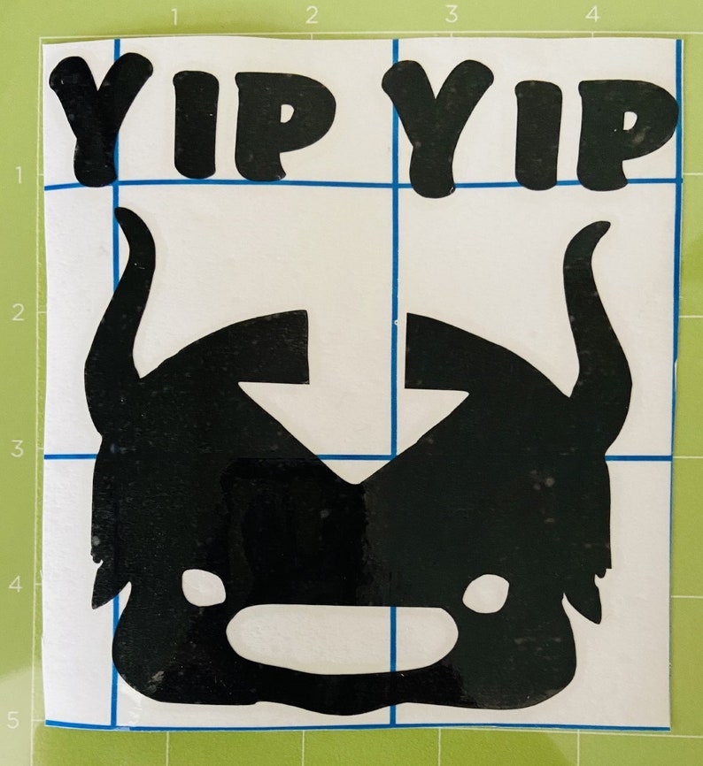 Appa Yip Yip Decal - Etsy