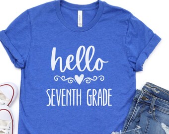 Seventh Grade Shirt - Etsy