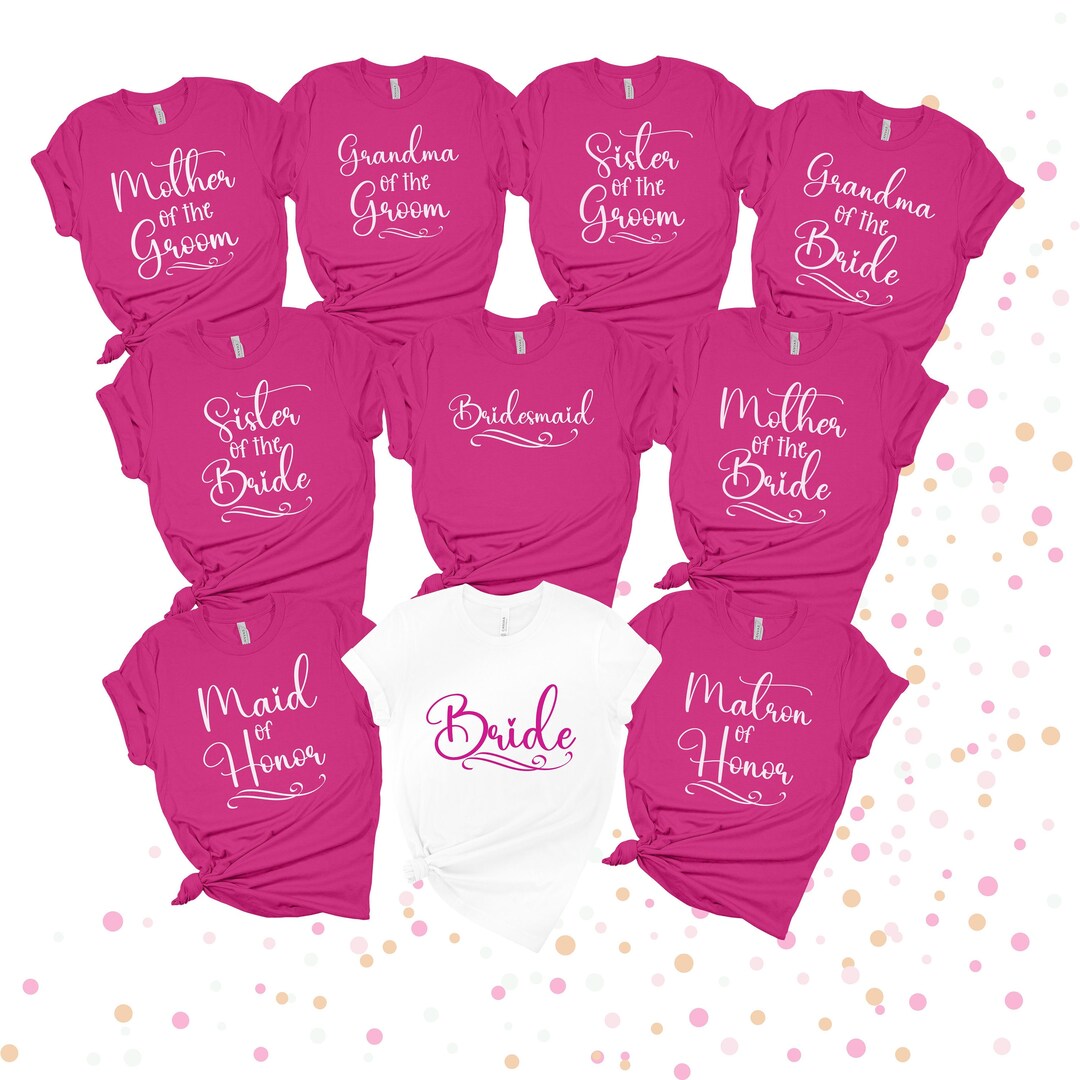 Bachelorette Party Shirts Bridal Party Shirts Bridesmaid Shirts