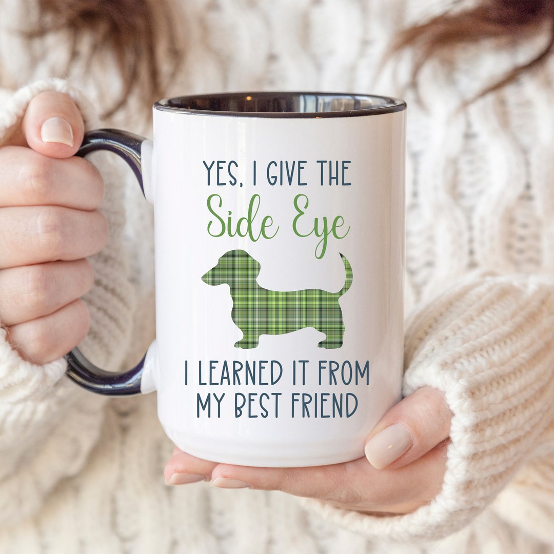 Mug teckel, cadeaux drôles de Doxie, cadeaux chien Weiner, tasse à café ...