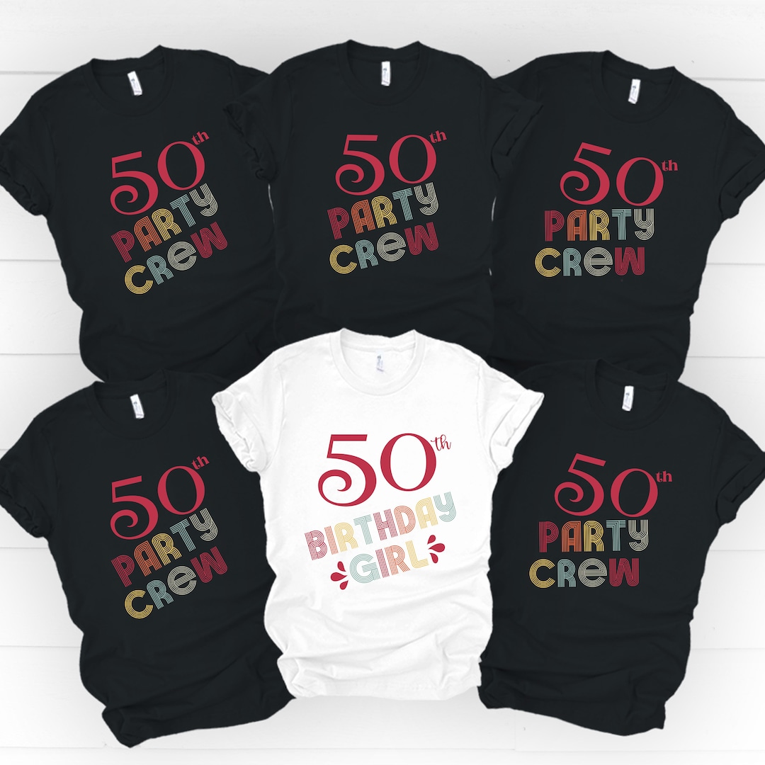50th Birthday Group Shirts, 50th Birthday Gift, Funny 50th Birthday Gift, Funny Birthday Shirt ...