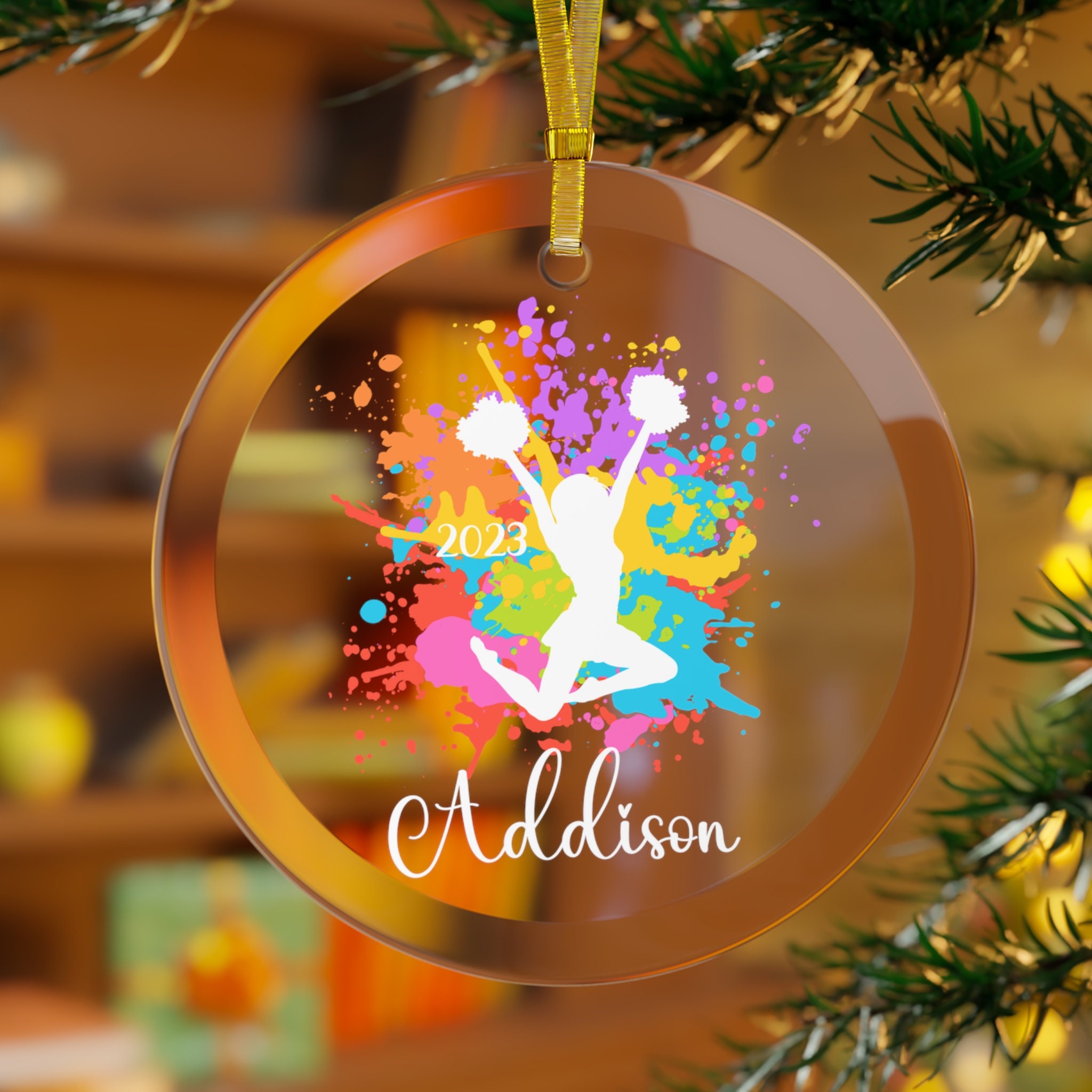 Personalized Cheerleader Ornament, Custom Cheer Gifts, Personalized ...