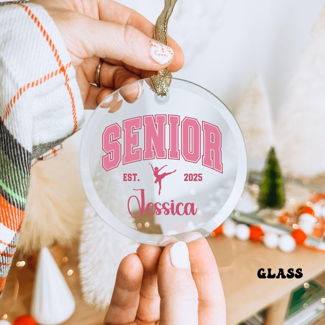 Personalized Senior Ornament, Ballerina Ornament for Seniors ...