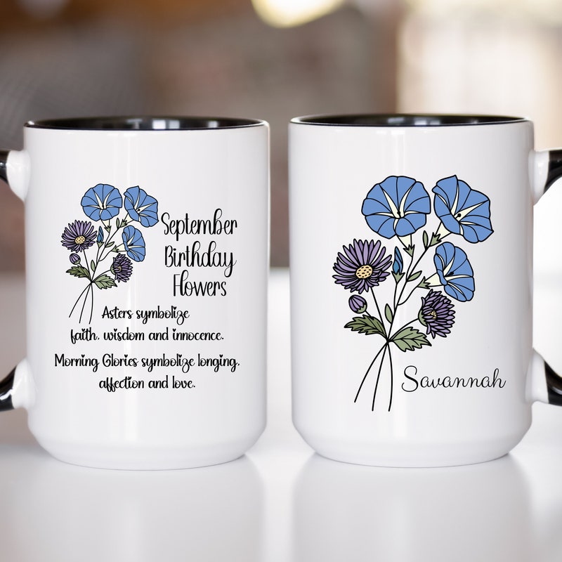 Birthday Mugs September - Etsy