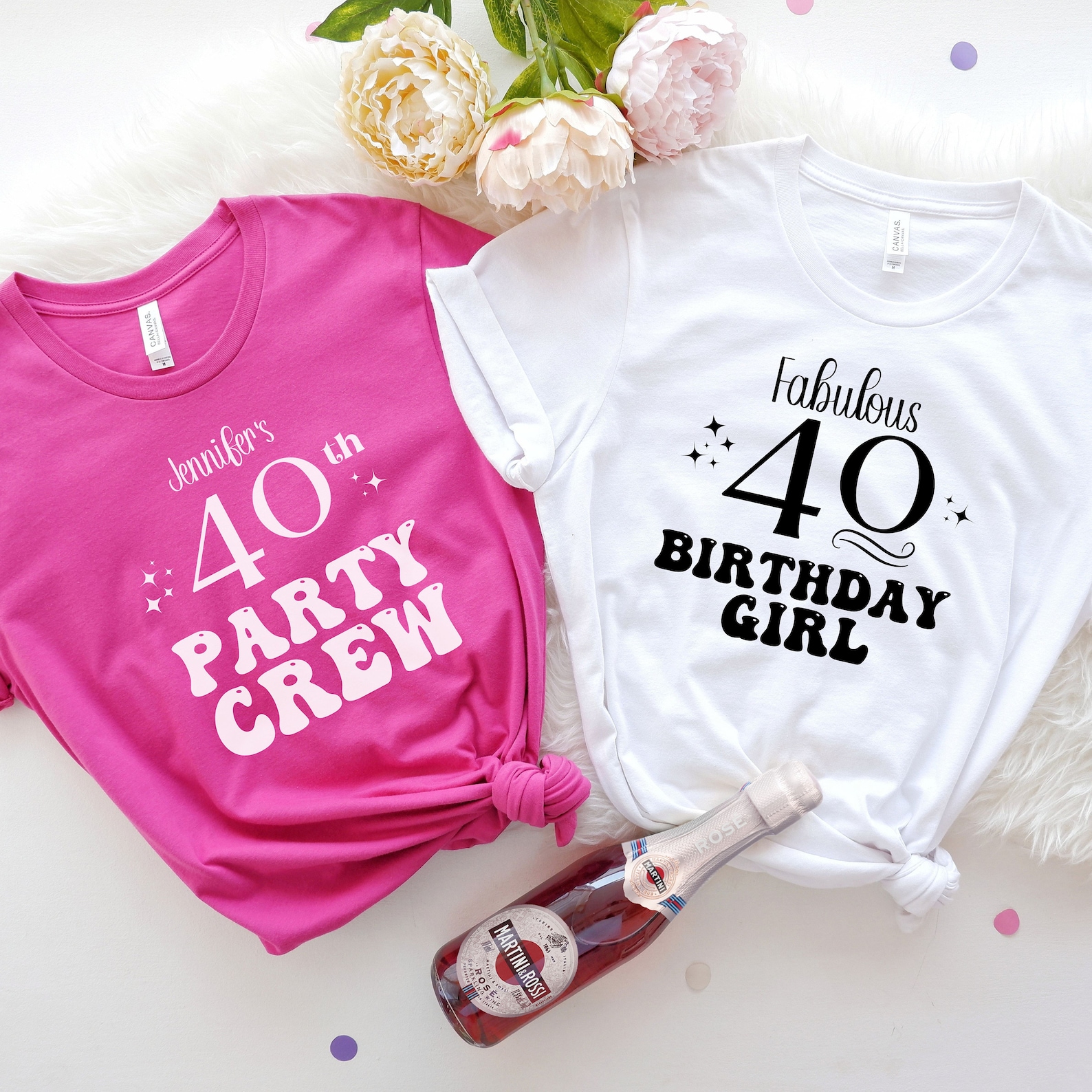 Personalized 40th Birthday Shirt, Custom 40th Birthday Party Shirts ...