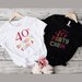 Custom 40th Birthday Party Shirts, Personalized 40th Birthday Shirt ...