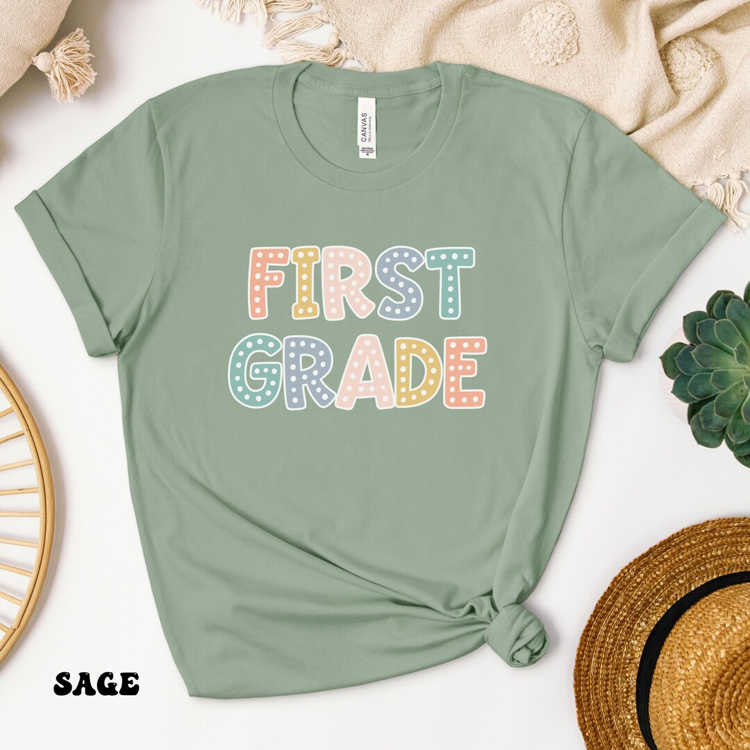 First Grade Teacher Shirt, 1st Grade Teacher Shirt, New 1st Grade ...
