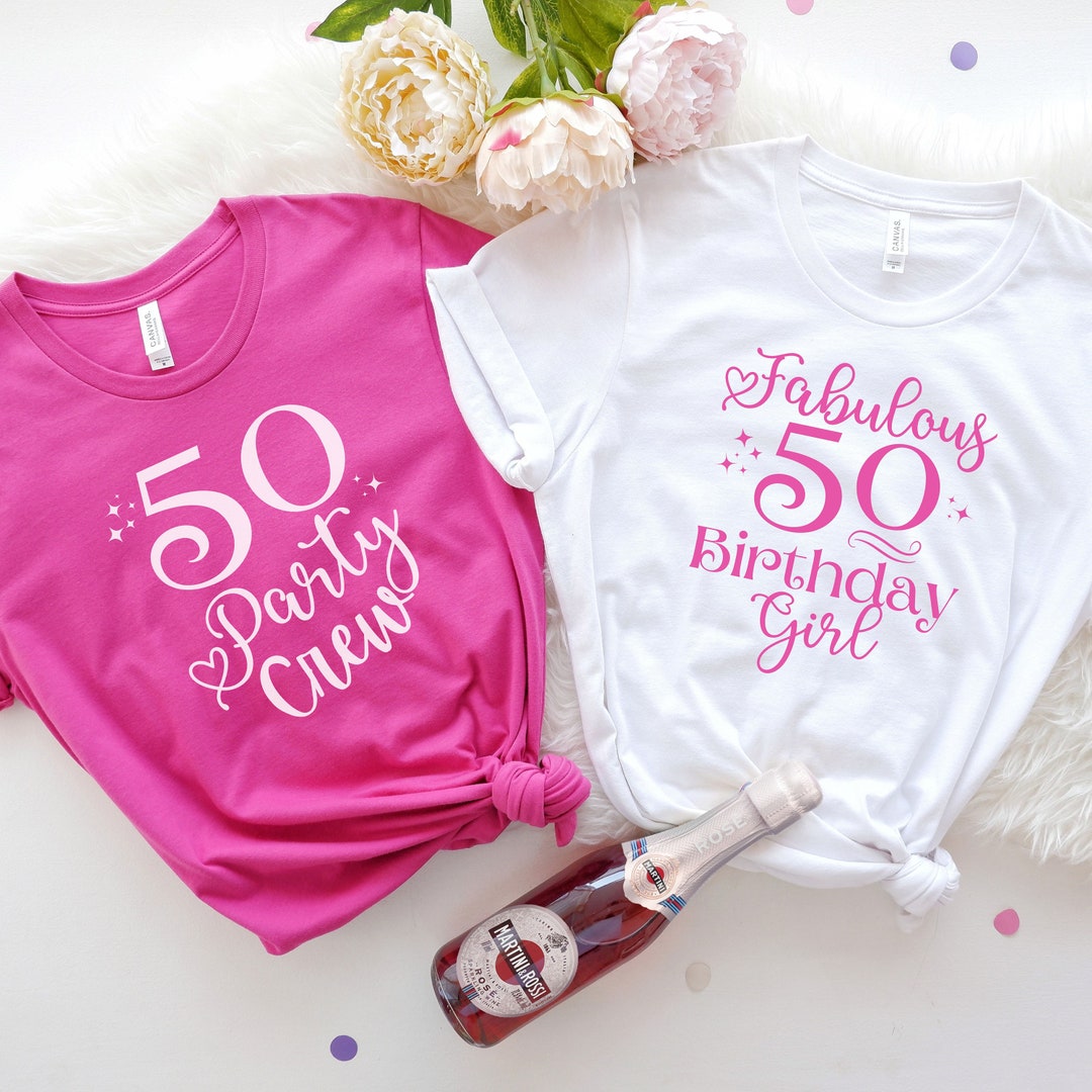50th Birthday for Women, 50th Birthday Shirt, 50th Birthday Group ...