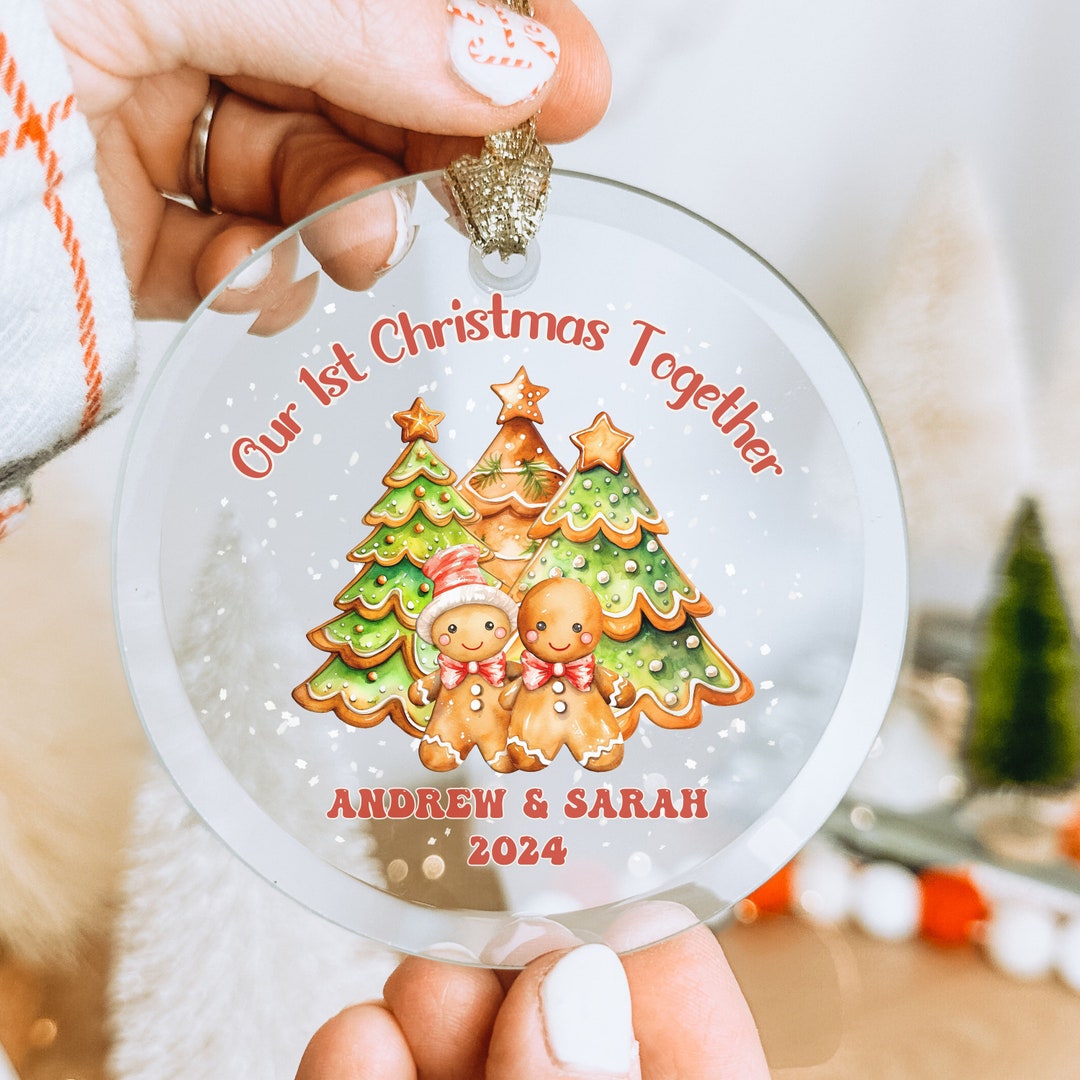 First Christmas Together Ornament, Couples Ornament Personalized ...