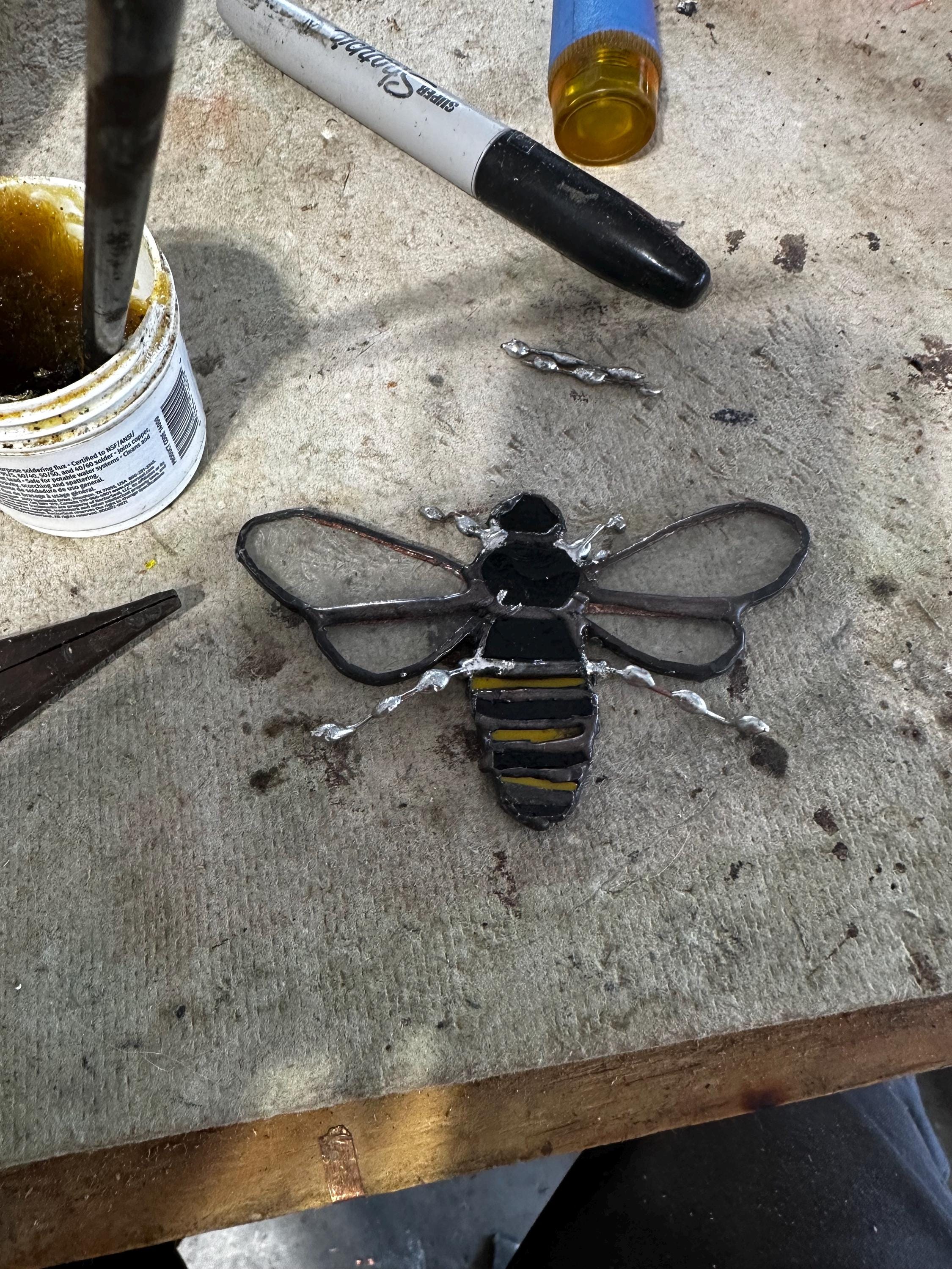 Honeycomb and Bee in Partial Reclaimed Window Frame - Etsy