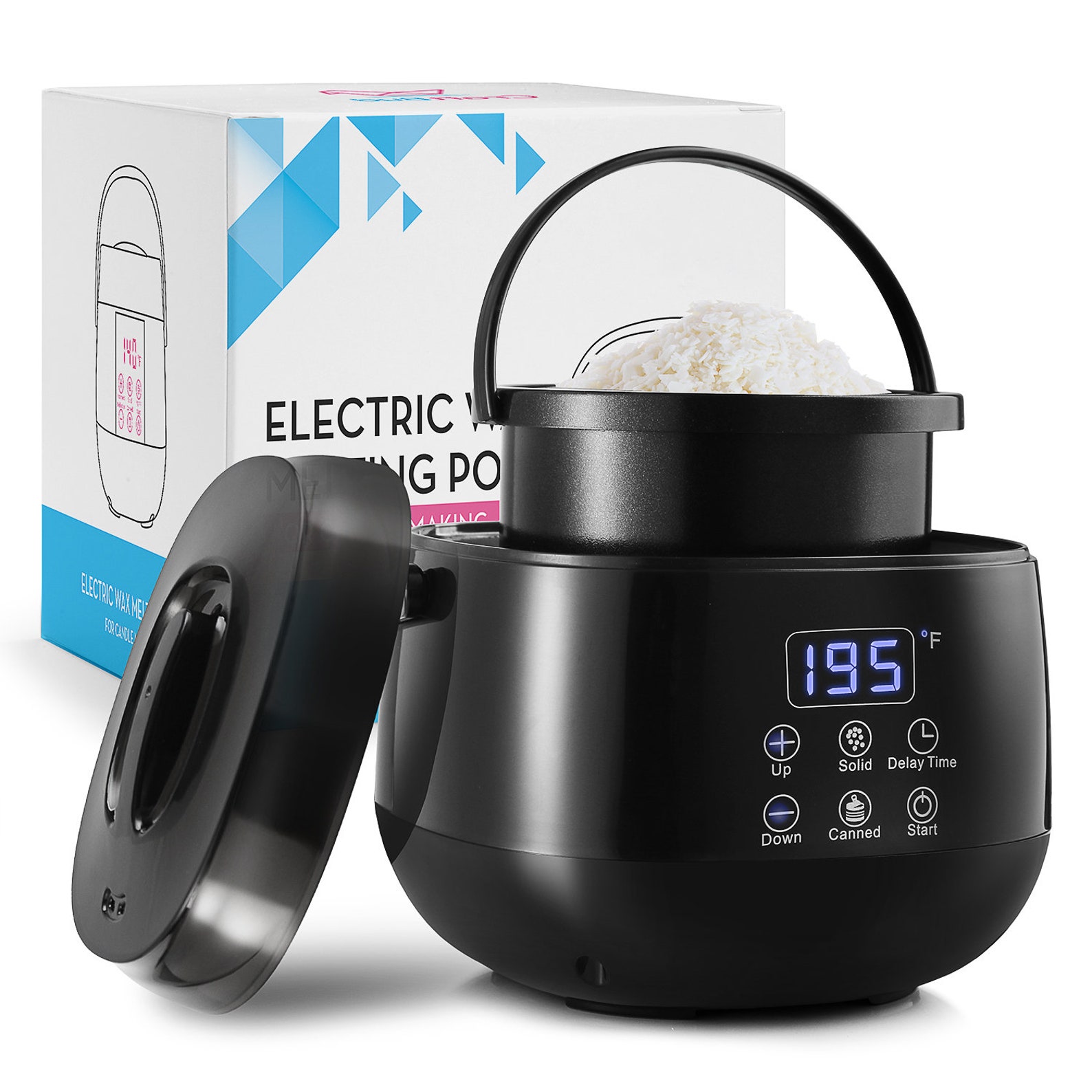 DIY Candle Making Electric Melting Pot for Wax Candle Making, Electric ...