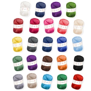 12/24 Pack Acrylic Yarn Skeins - Soft Crochet Yarn for Crocheting ...