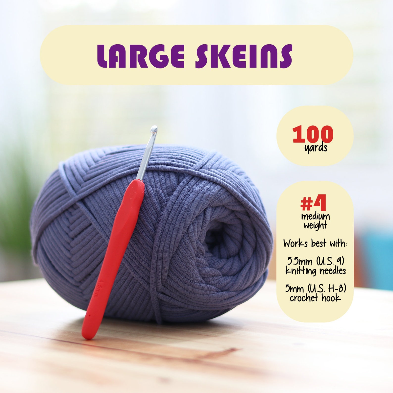 Soft Yarn for Crocheting–crochet & Knitting Yarn, Beginner Yarn With ...
