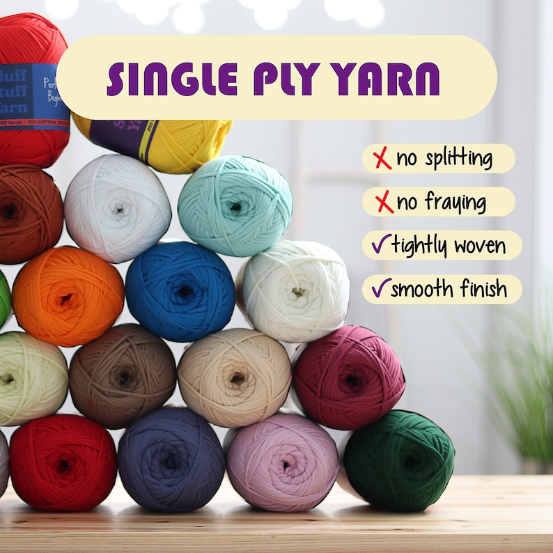 Soft Yarn for Crocheting–crochet & Knitting Yarn, Beginner Yarn With ...