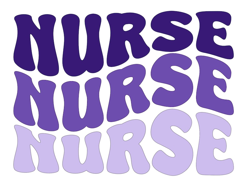 Nurse Retro Wave Svg Digital Download Summer Printable Iron On Etsy