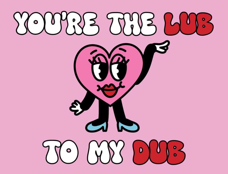 You're the Lub to My Dub SVG Digital Download Groovy Valentine Nurse ...