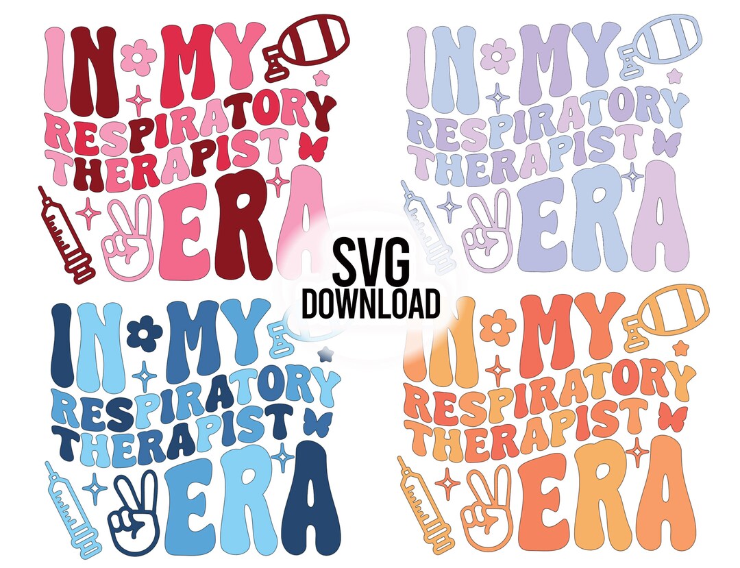 In My Respiratory Therapist Era Retro Wave SVG Digital Download Groovy ...