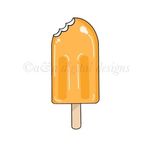 Creamsicle- Instant Digital Download, PNG, JPG, SVG Files, Hand Drawn ...