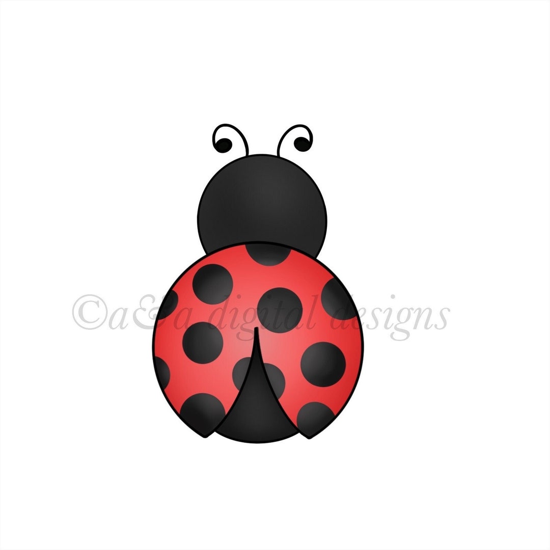 Ladybug-instant Digital Download, PNG, JPG Files, Hand Drawn, Clipart ...