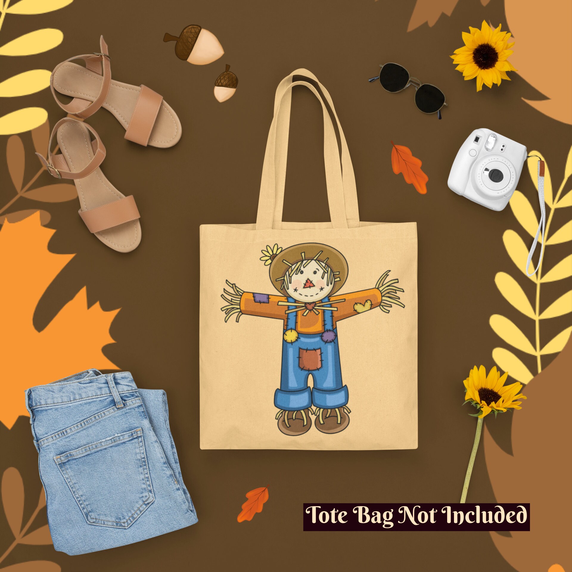 Scarecrow- Instant Digital Download, PNG, JPG, SVG Files, Hand Drawn, Clipart - Etsy