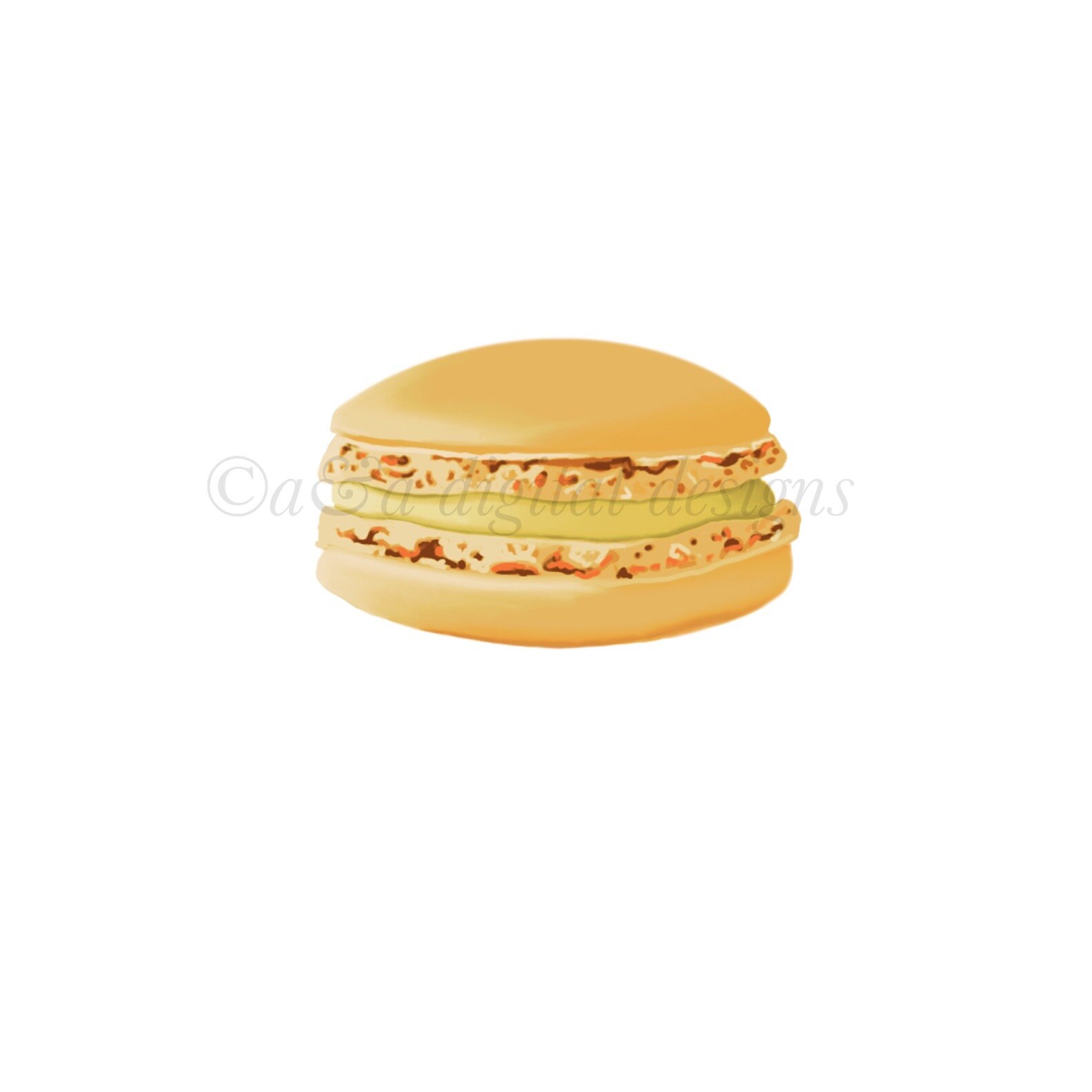 Realistic French Macarons- Instant Digital Download, PNG, JPG Files ...