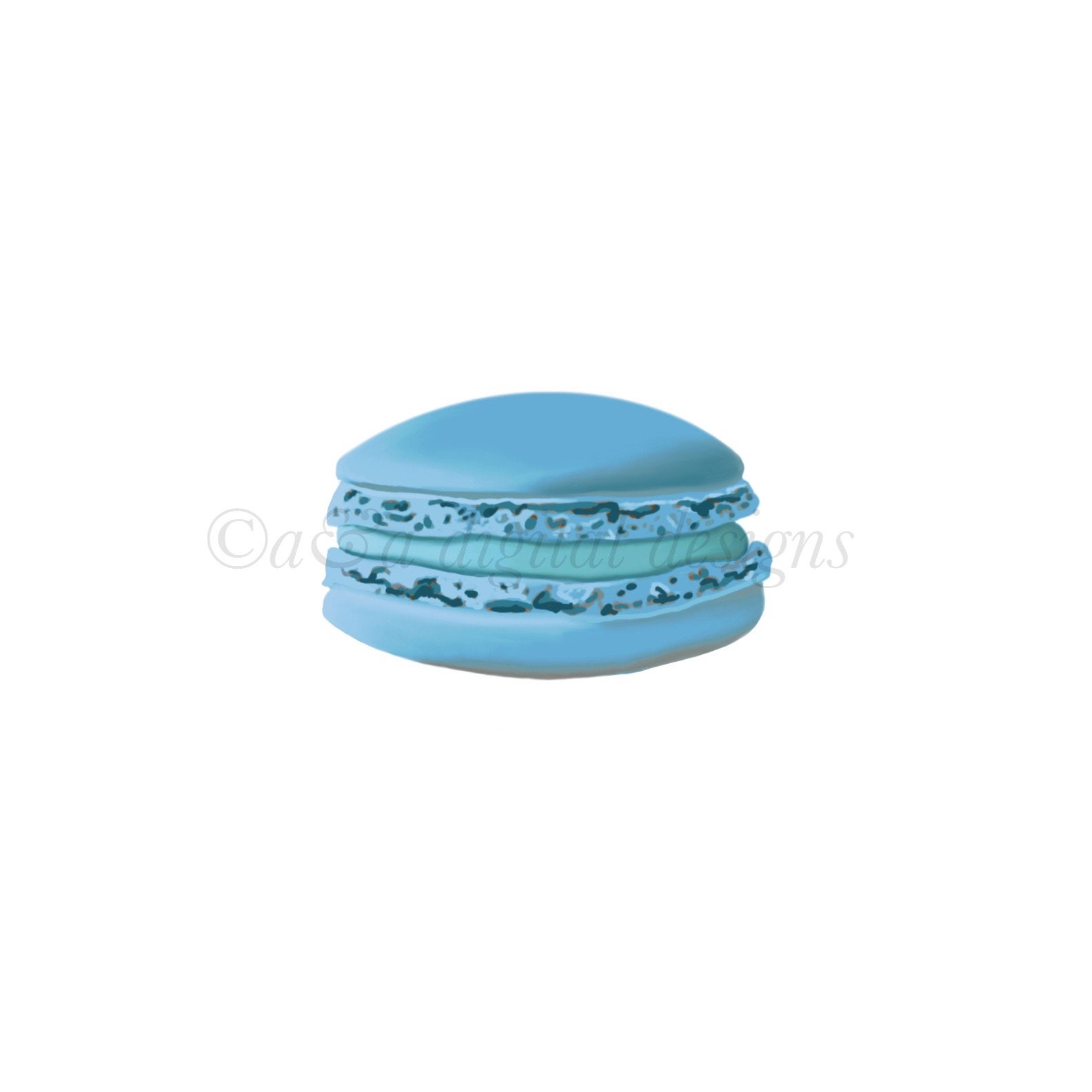 Realistic French Macarons- Instant Digital Download, PNG, JPG Files ...