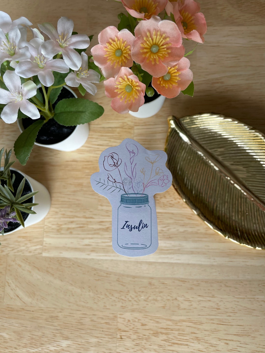 Fleurs D'insuline Sticker - Etsy