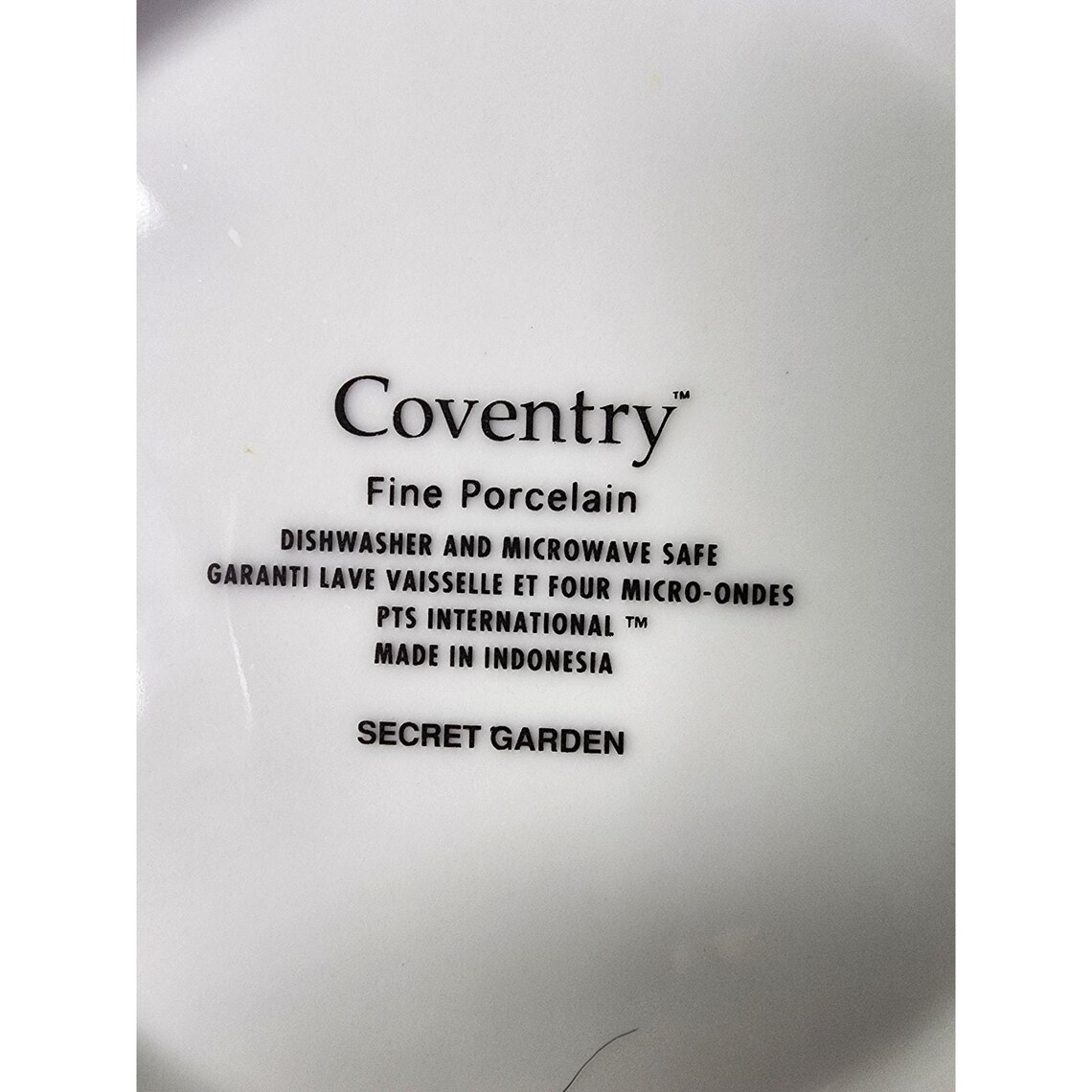 COVENTRY Blue Yellow Red Floral Porcelain 8" Luncheon Salad Plates Set ...
