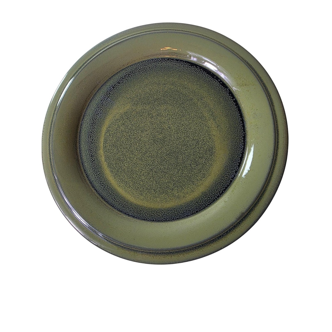 Set of 3 PRAIRIE by Interiors Balsam Green Heavy 11" Dinner Plates ...