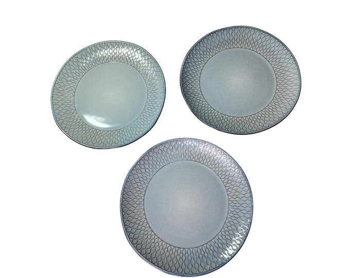 Food Network Burrata Gray Discontinued Stoneware 10" Dinner Plates Set ...