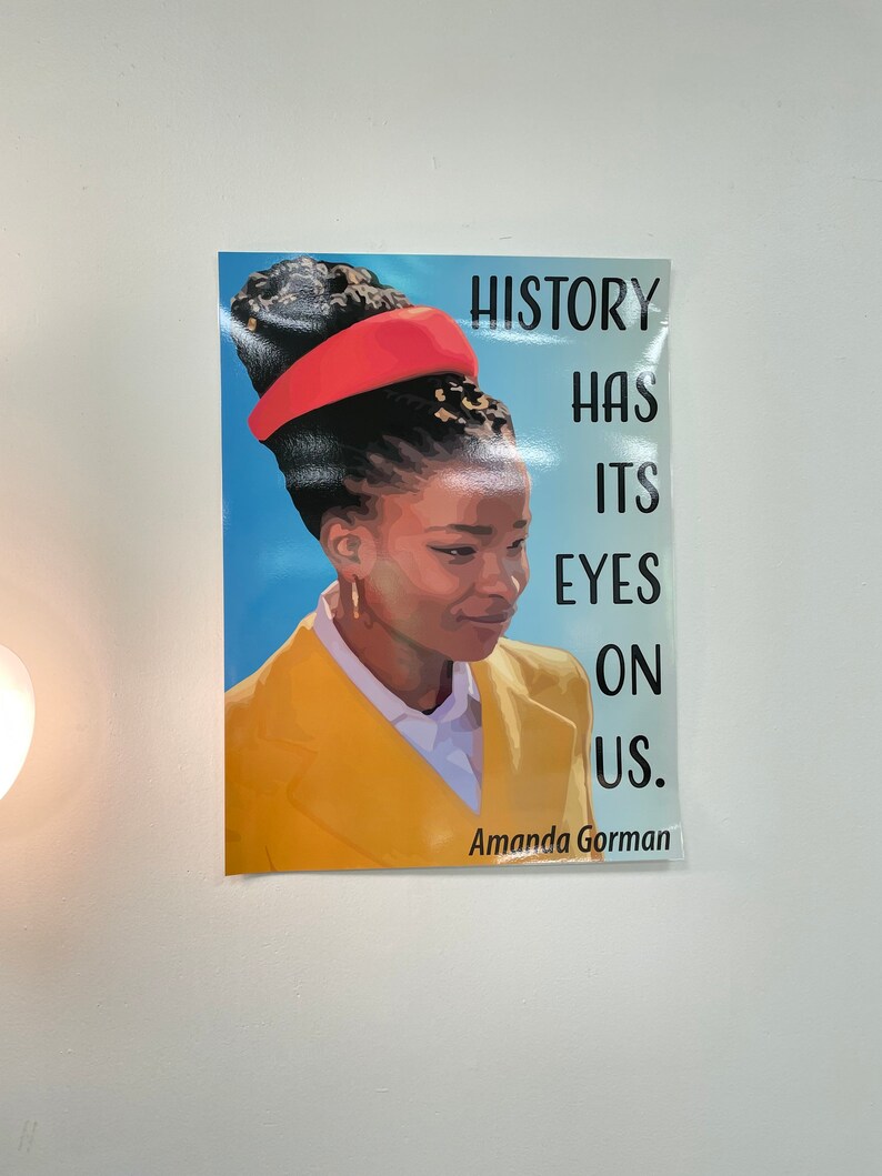 Amanda Gorman History Quote Poster digital Download - Etsy