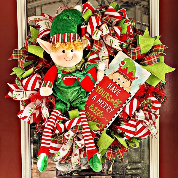 Elf Wreath - Etsy