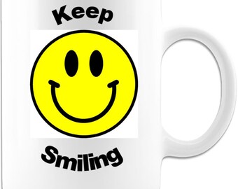 Keep Smiling Mug - Etsy