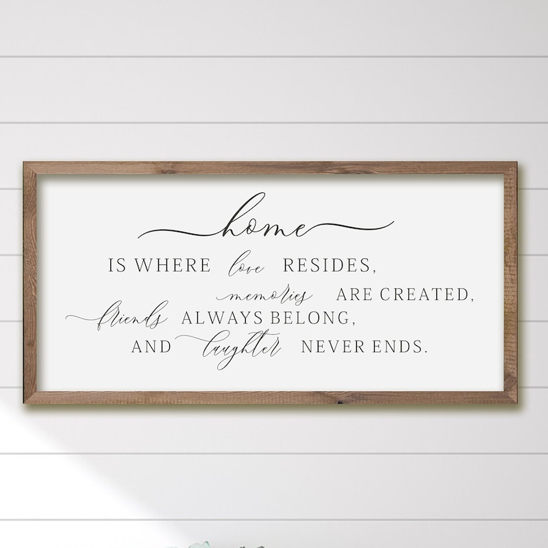 Home Decor Sign - Etsy