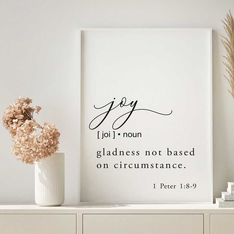 Wooden Joy Sign - Etsy