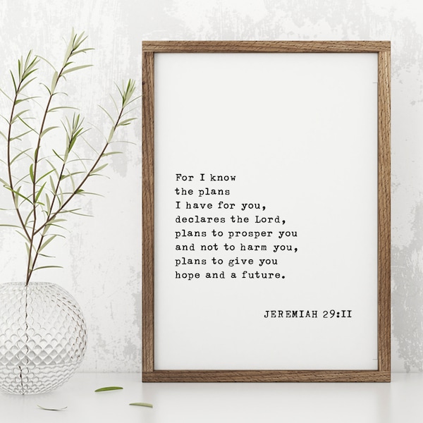 For I Know the Plans - Etsy