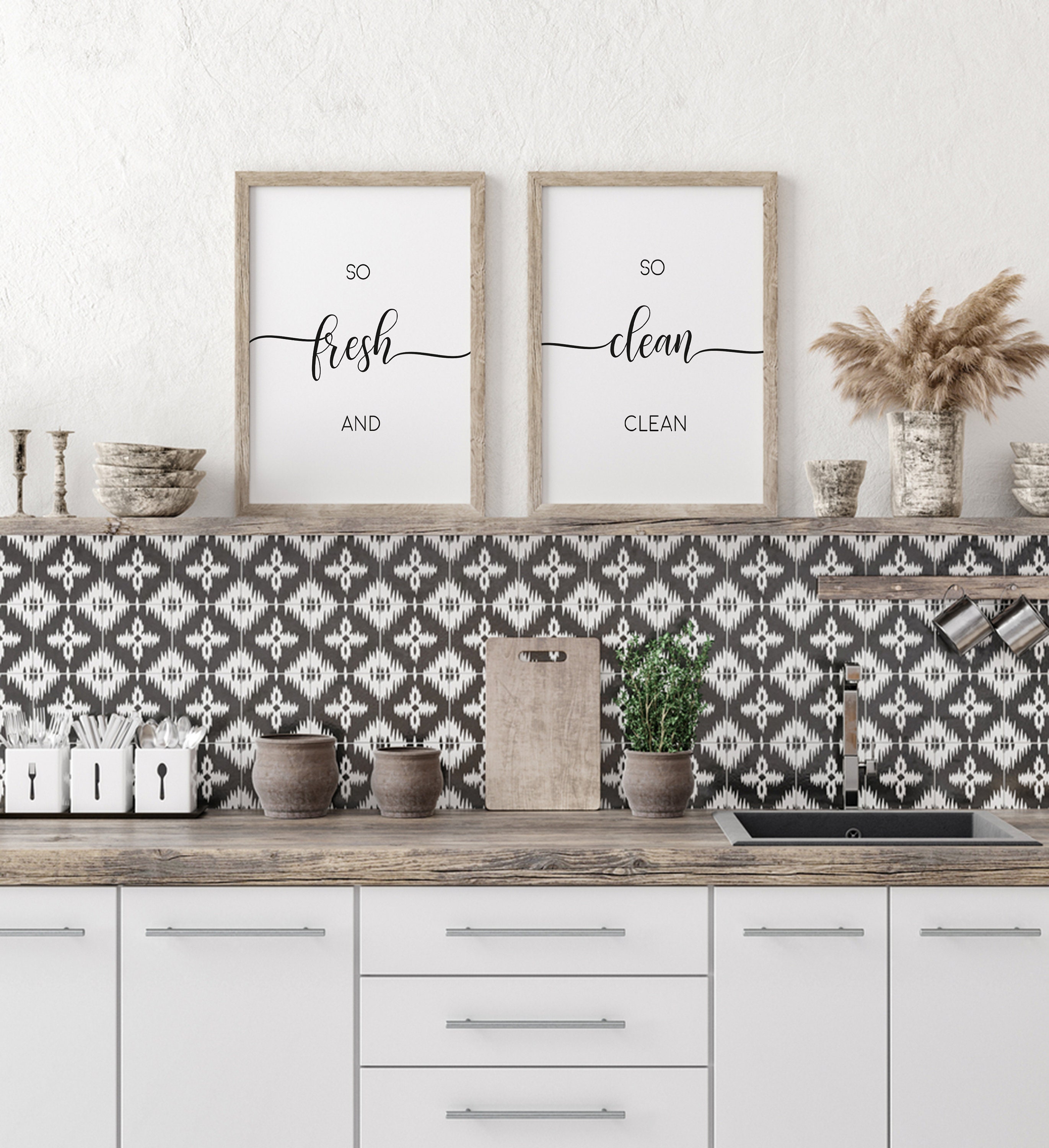 40% OFF so Fresh and so Clean Clean Wall Art Bathroom Home - Etsy